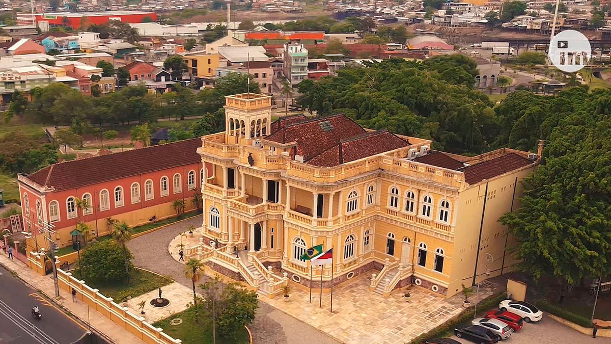 Palácio Rio Negro em 4k (UHD) - Imagens aéreas - iMotion Digital